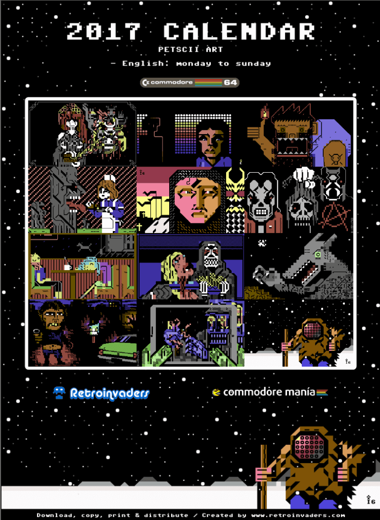 2017 Calendars for all retro hardware fans – Retro Hardware