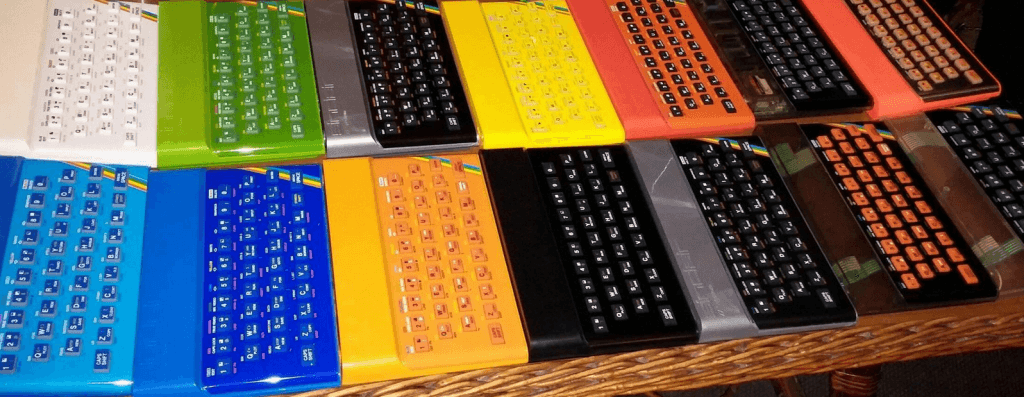 New ZX Spectrum Parts in Multicolor Color and Clear Faceplates, Key ...